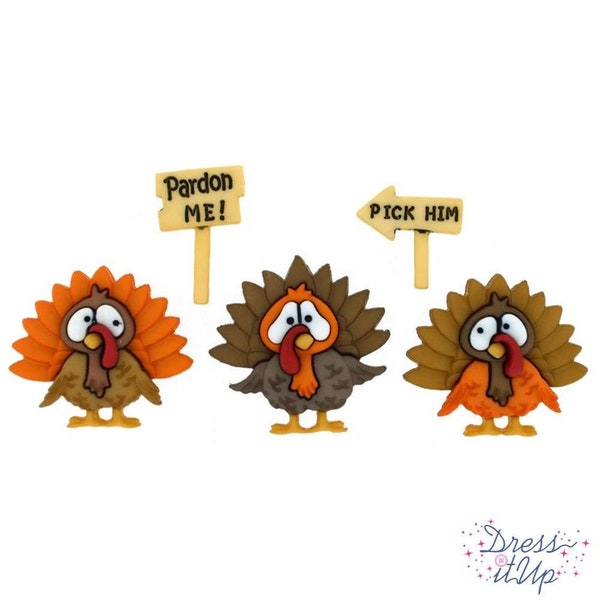 Thanksgiving Buttons - Etsy