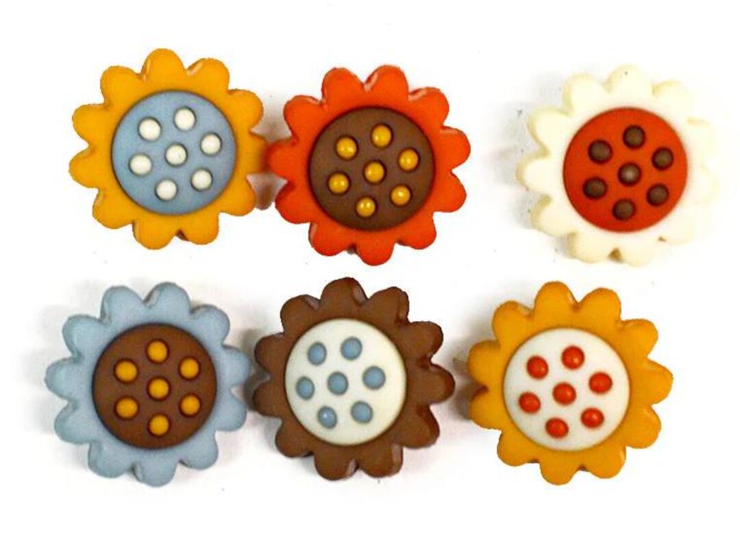 HARVEST BLOOM Buttons - Etsy