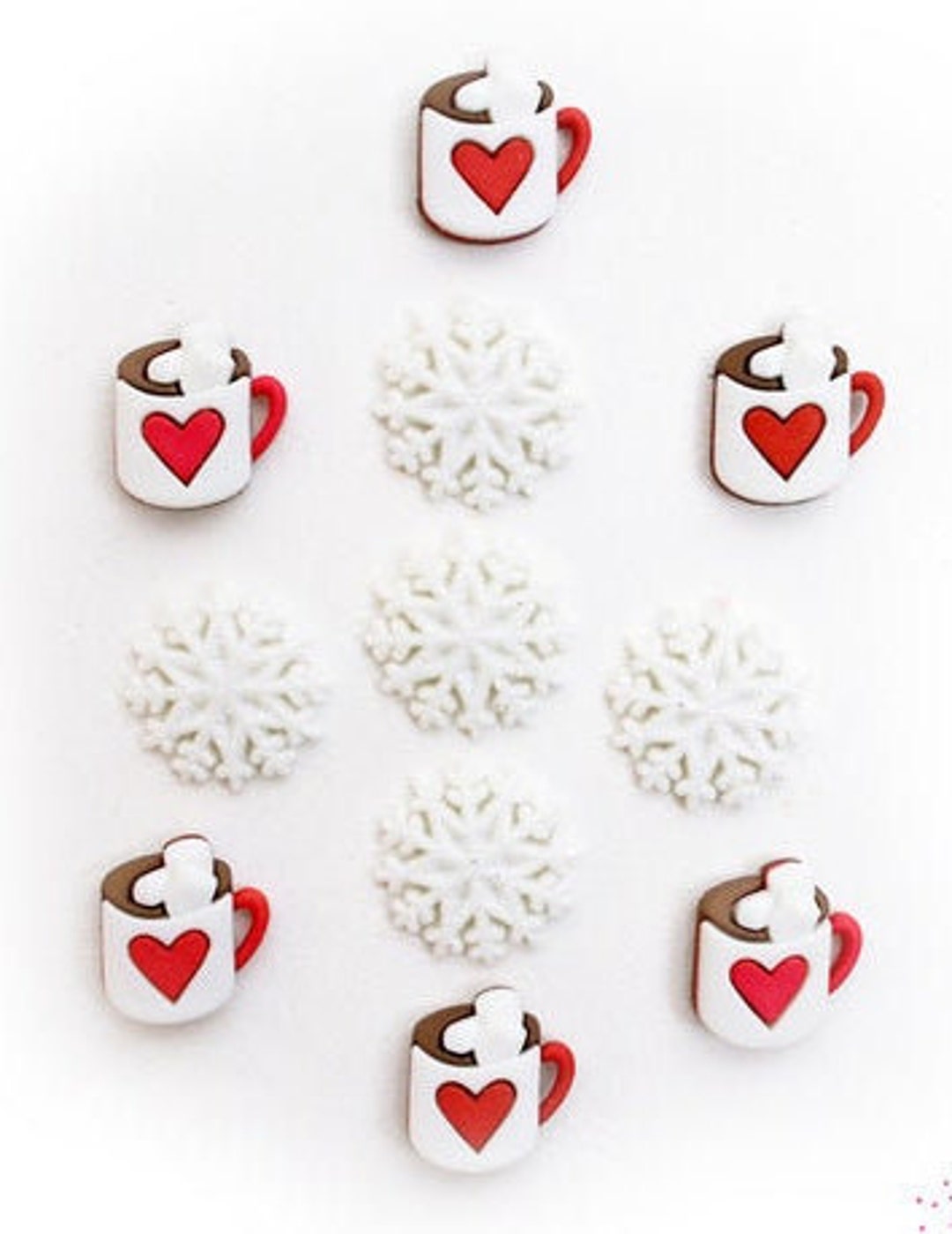HOT COCOA BUTTONS - Etsy