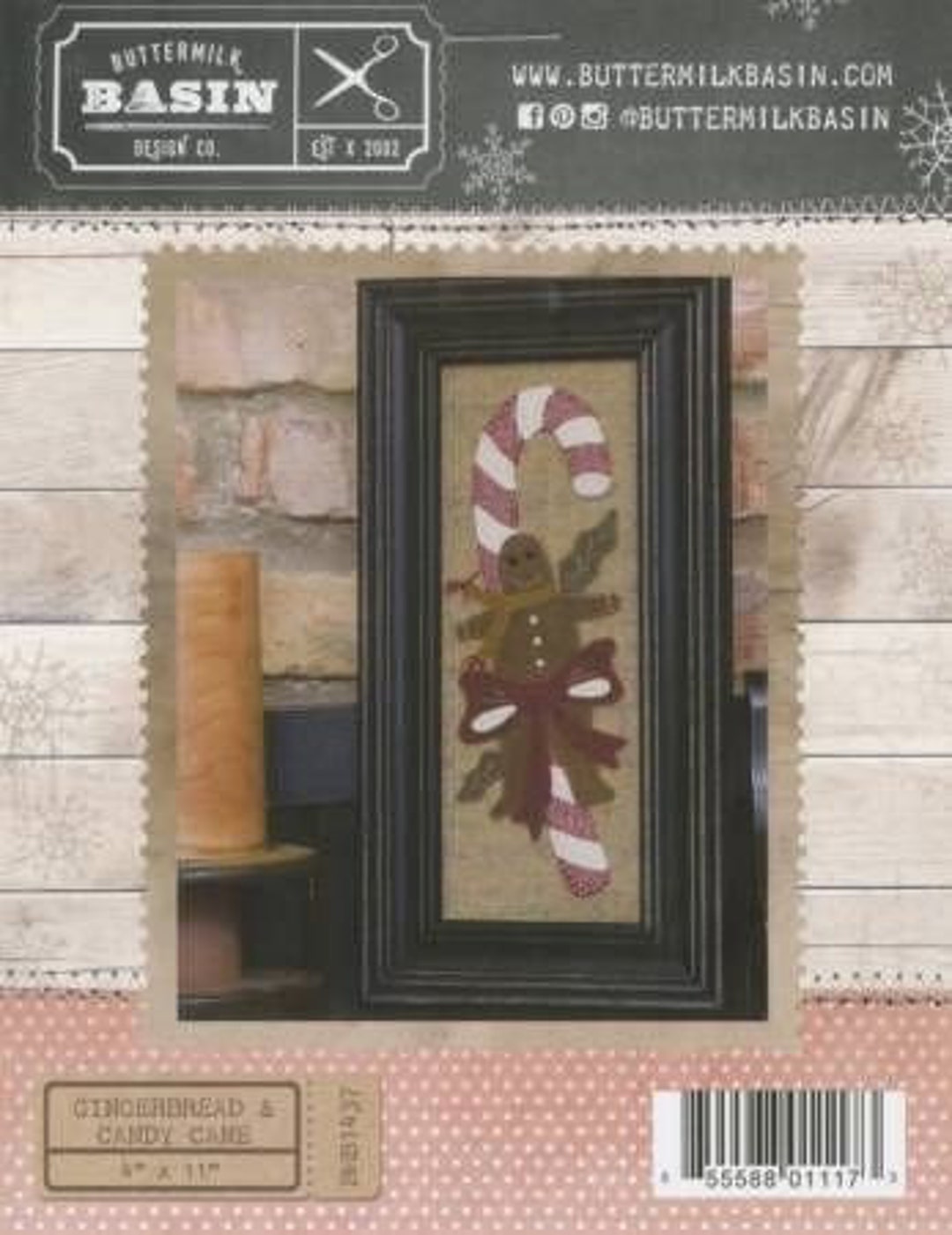 GINGERBREAD and CANDY CANE Pattern - Etsy