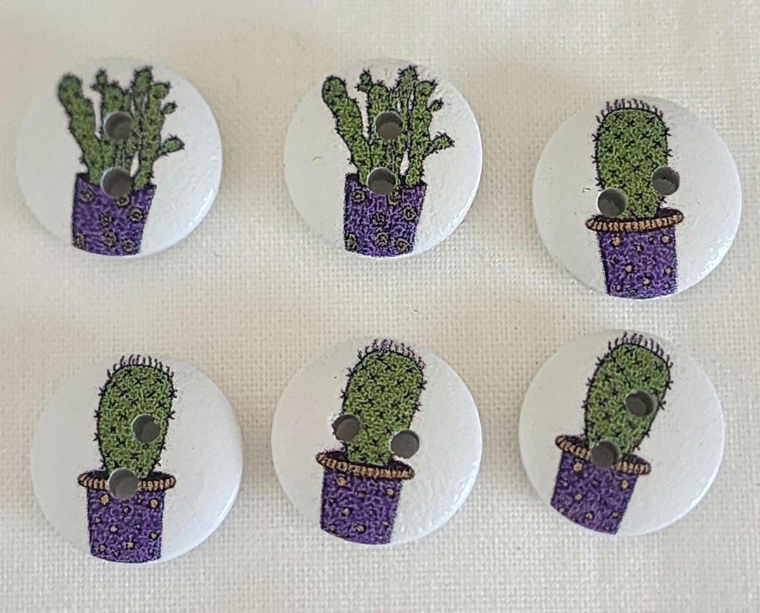 CACTUS BUTTONS - Etsy