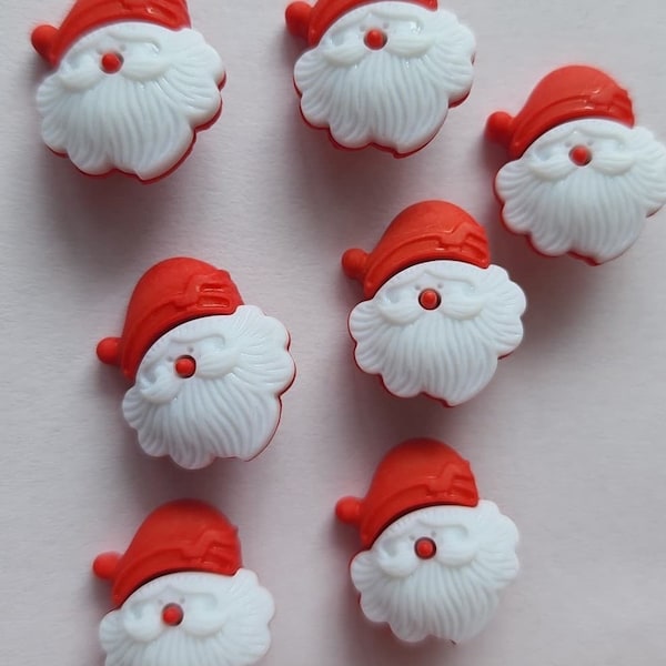 Santa Claus Buttons - Etsy