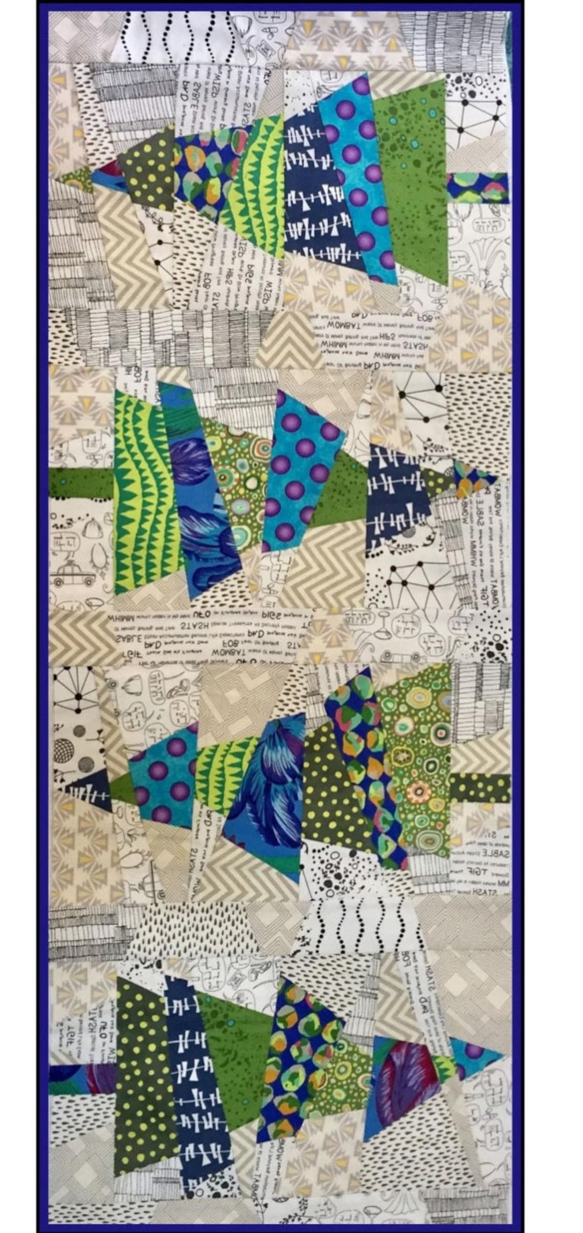 CRAZY CHRISTMAS TREES Pattern - Cut Loose Press - Etsy