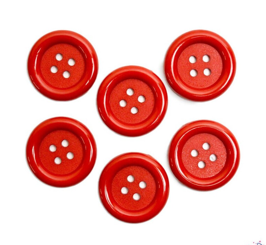 BIG RED BUTTONS - Etsy