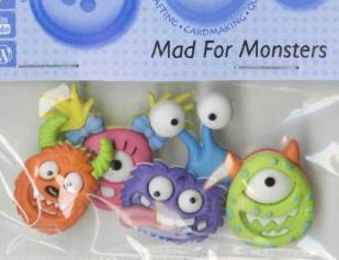 MONSTER BUTTONS - Etsy