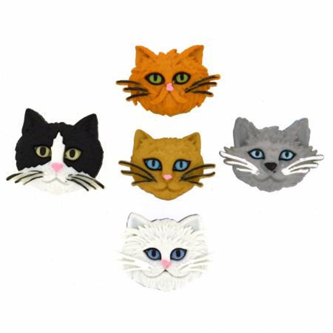 CAT BUTTONS - Etsy