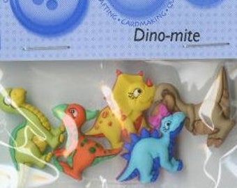 10 X Wooden Dinosaur Buttons 15mm 20mm Round Dino T-rex - Etsy