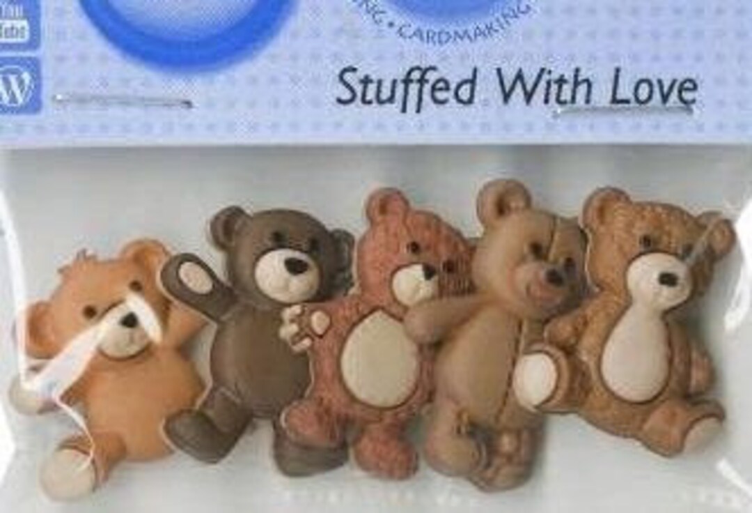 TEDDY BEAR BUTTONS - Etsy
