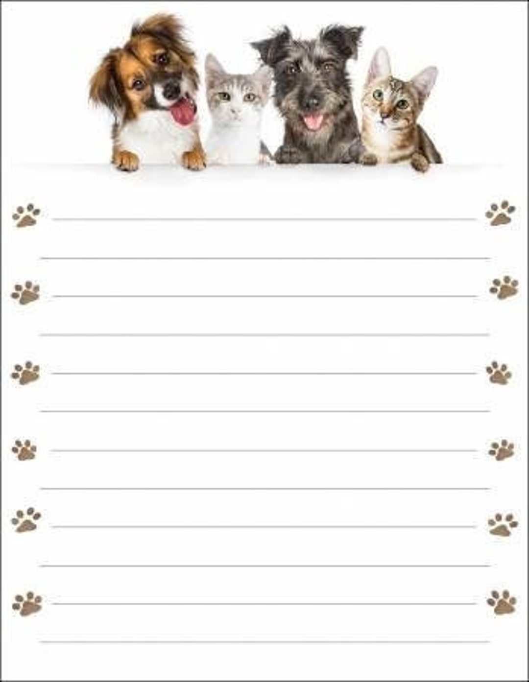 PET MEMO PAD - Etsy