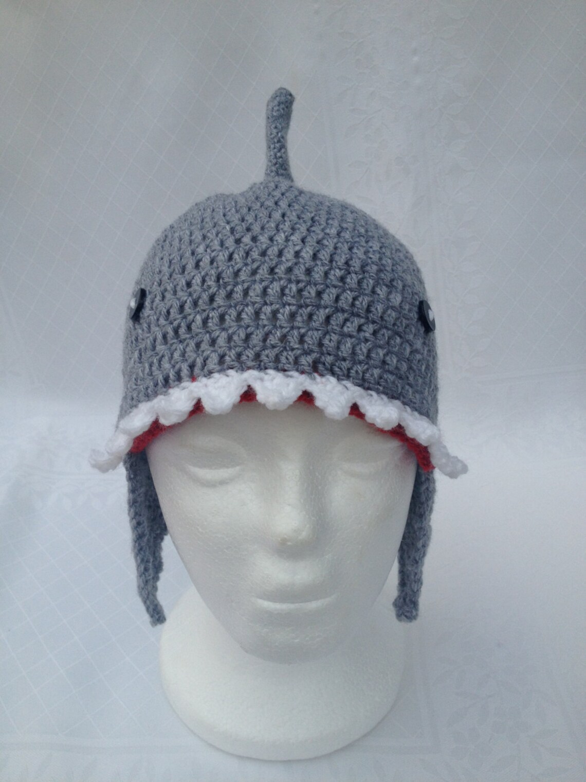 CROCHET PATTERN: Shark Hat in 3 Sizes. Baby, Child and Adult - Etsy