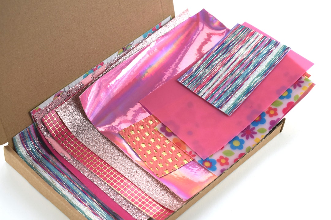 Surprise Box of Mixed Hair Bow / Jewellery / Planner Fabric. Printed ...