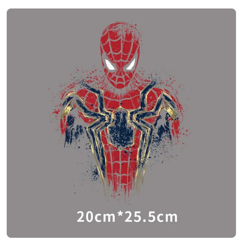 Spider Man Heat Transfer - Etsy