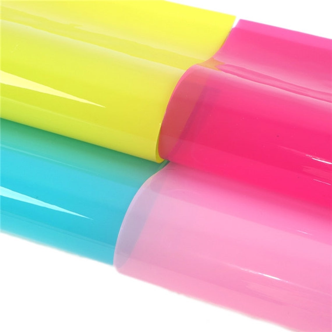Waterproof Transparent Smooth Candy Jelly Sheets Faux Leather - Etsy
