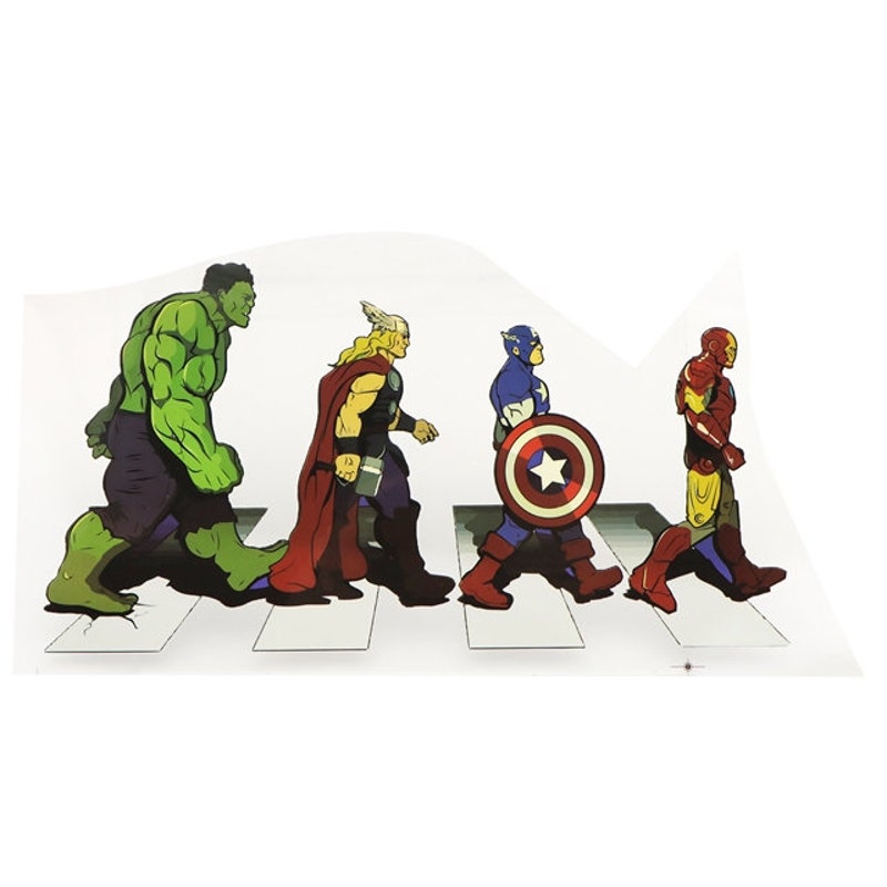 Superhero Heat Transfer - Etsy