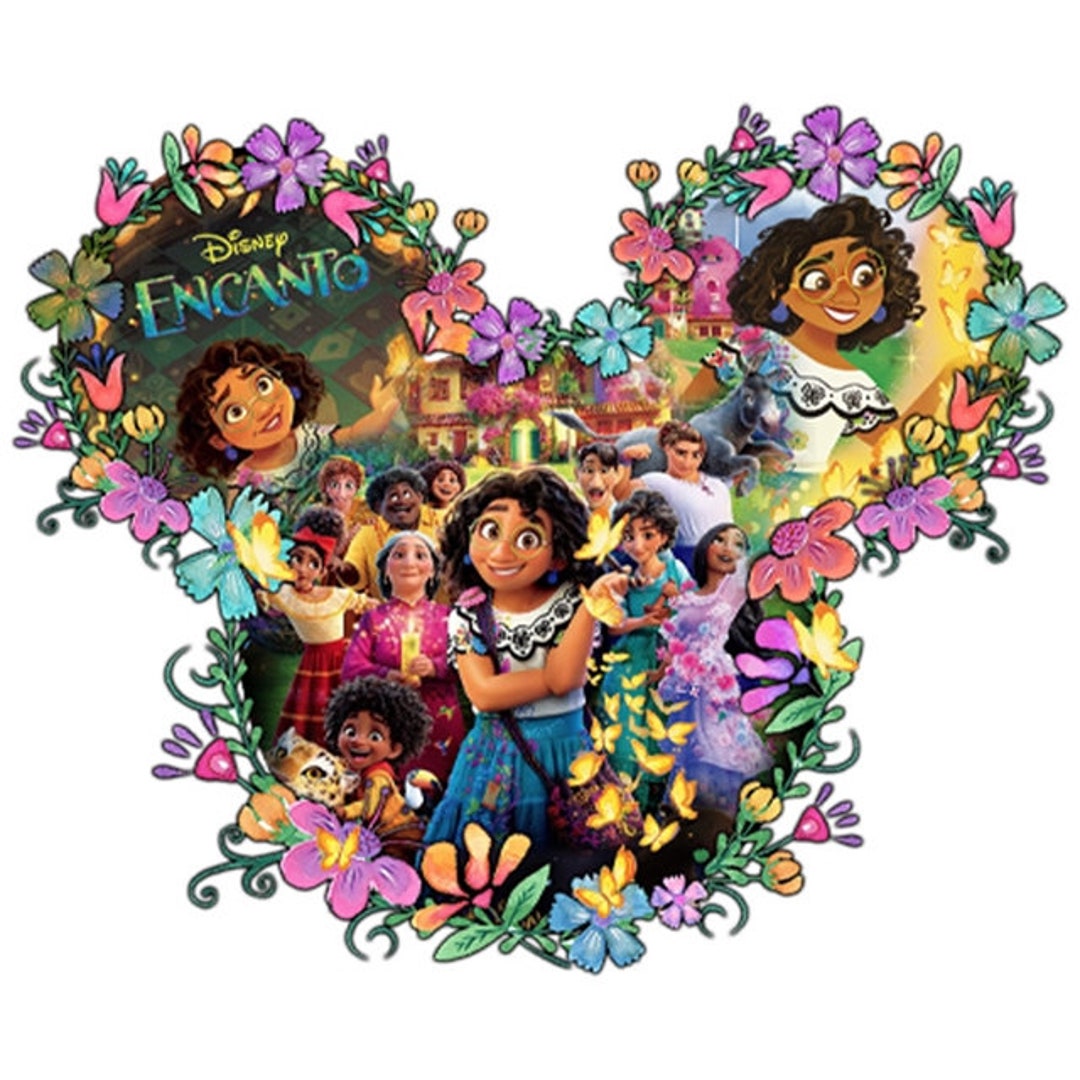 HTV Ready to Press Transfer Disney Encanto Mouse Head Iron on Heat ...