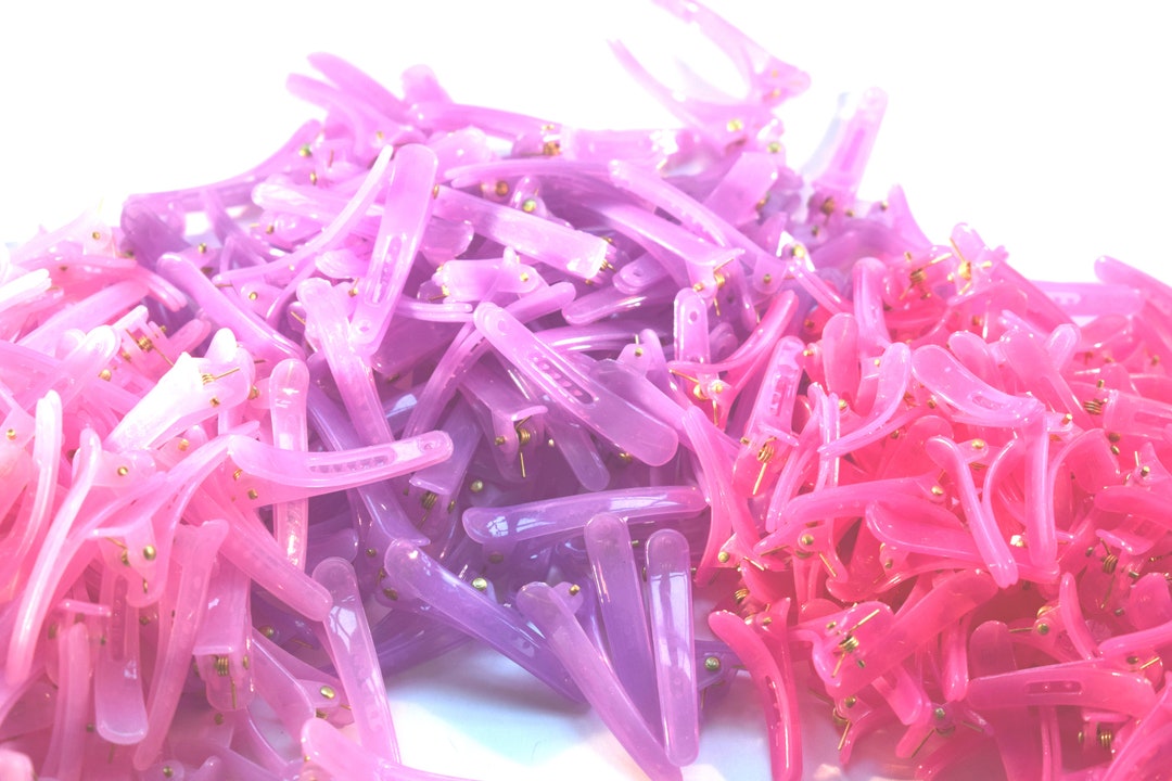 PLASTIC Translucent Alligator Clips With Teeth - Etsy