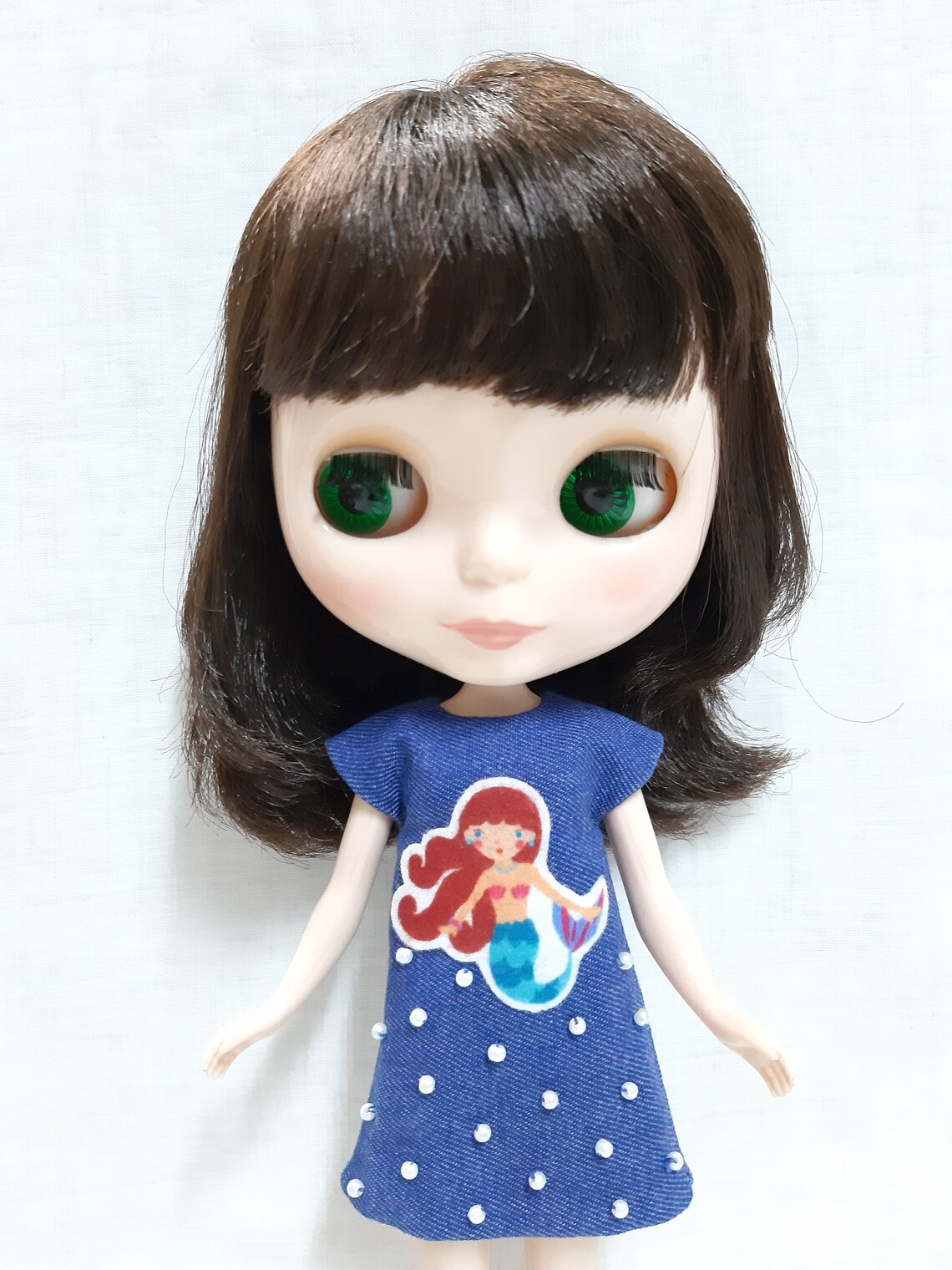 Little Mermaid Dress for Blythe, Licca, Skipper, Susie Sad Eyes - Etsy