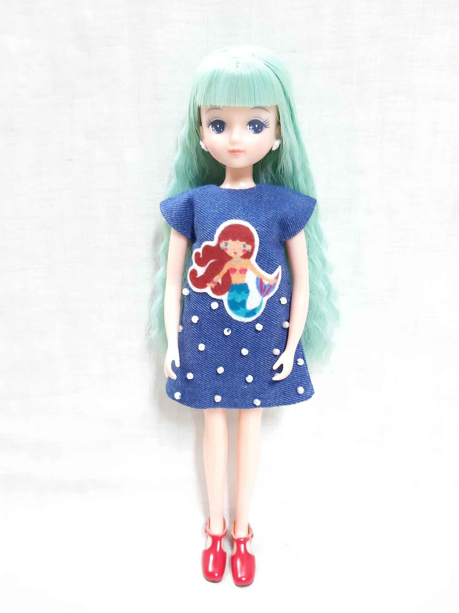 Little Mermaid Dress for Blythe, Licca, Skipper, Susie Sad Eyes - Etsy