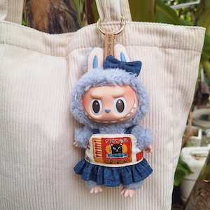 Labubu Macaron Outfit, Labubu Dress, Labubu Clothes,cat Lover Printed ...