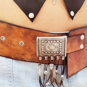 Brown Leather Belt, Bohochic, Boho Belt. Women’s Belts. - Etsy