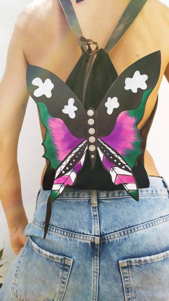 Butterfly Backpack. Leather Backpacks. Leather Backpacks, Brown and ...