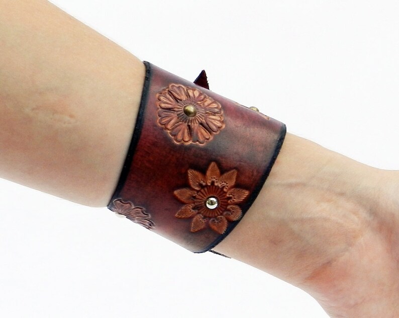 Leather Bracelet - Etsy