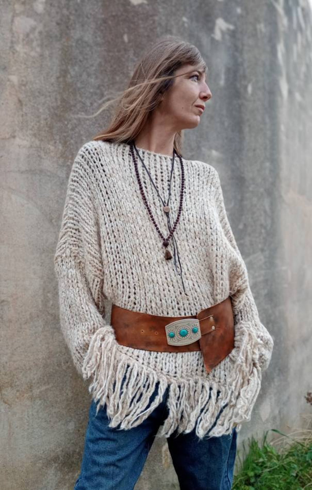 Belt, Brown Leather Belt, Boho Belt, Turquoise Buckle Belt - Etsy