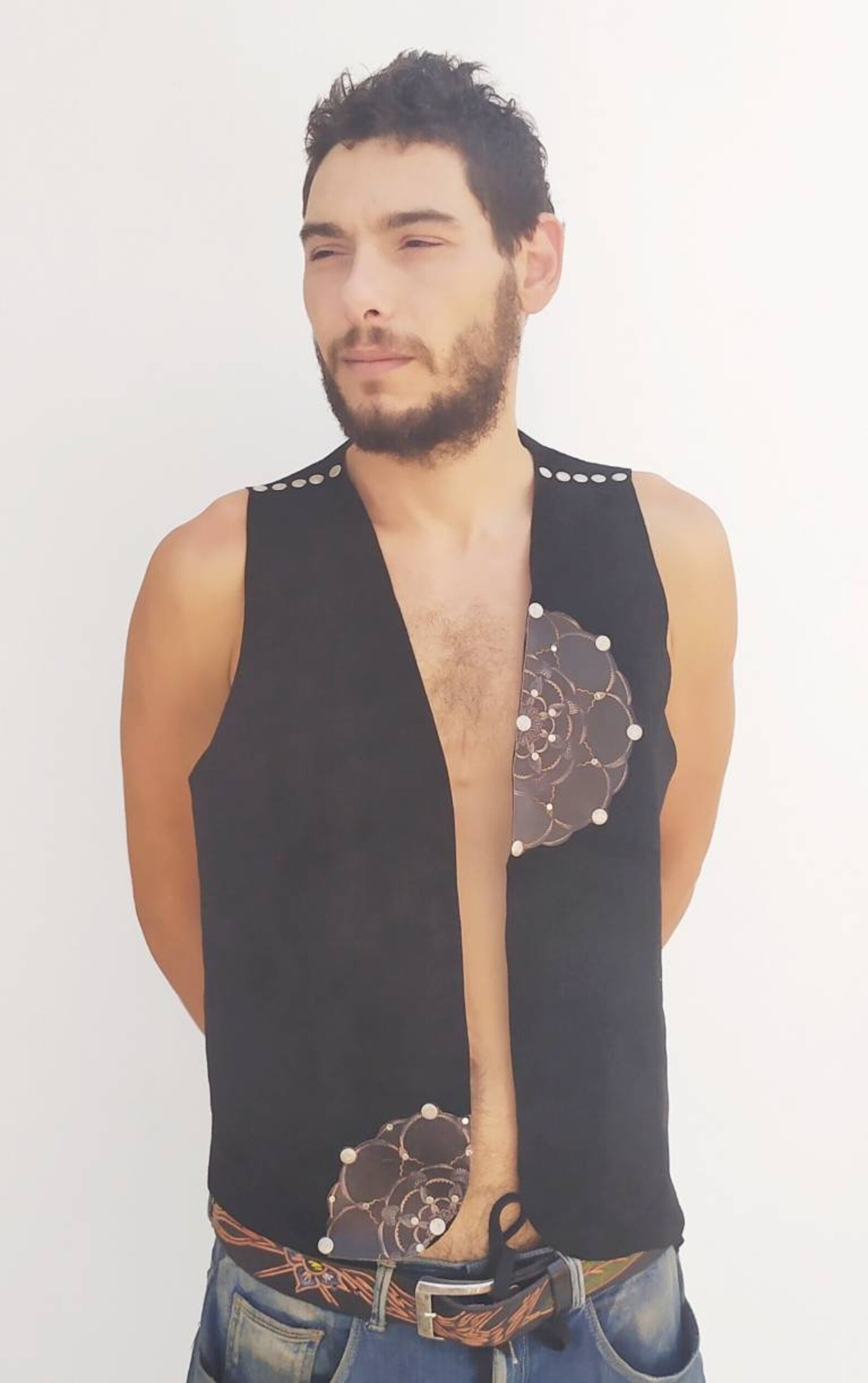 OFFER Vests Man and Woman for Lovely Couples Vests Black - Etsy