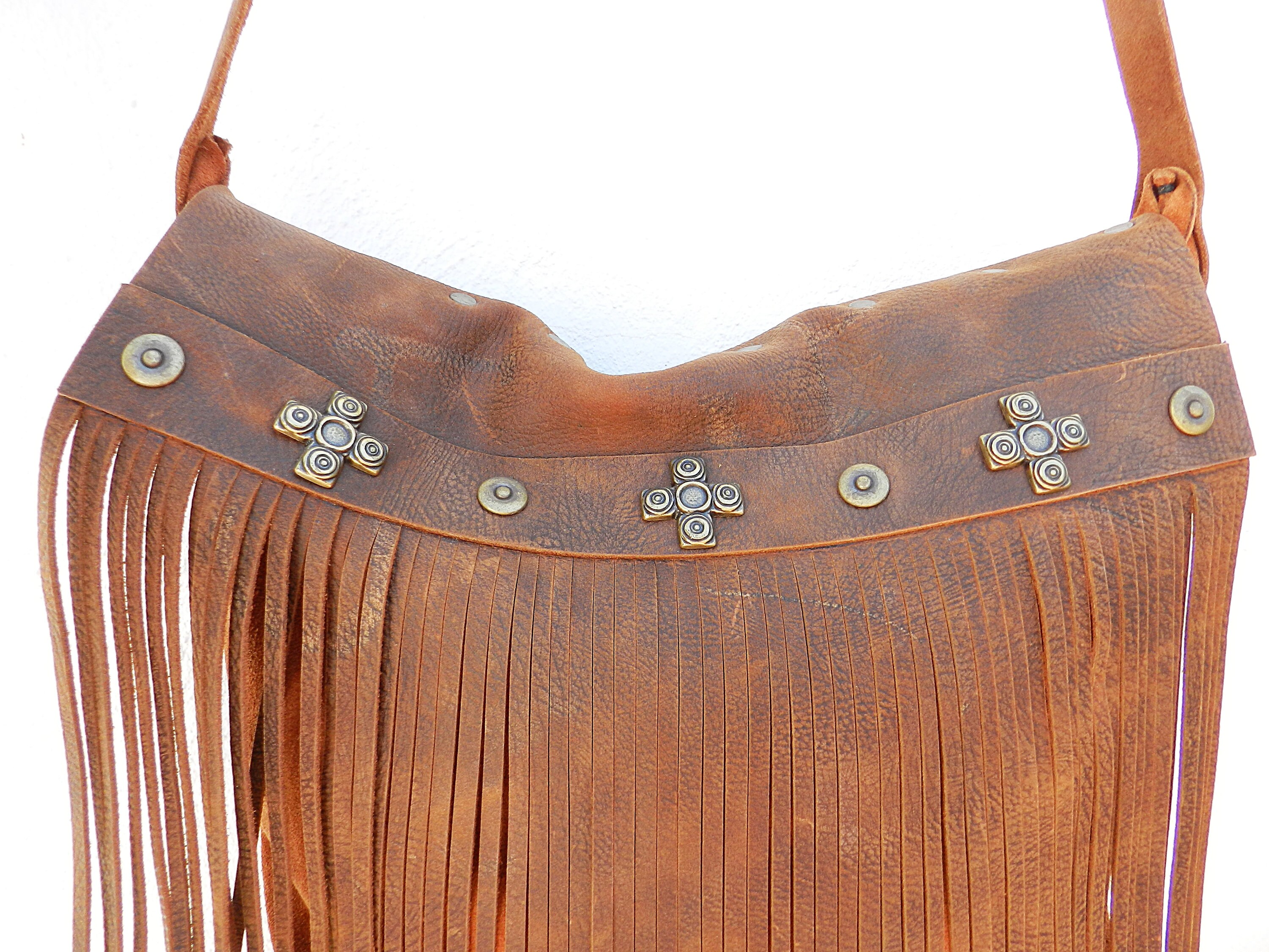 Leather bag Boho leather bag Brown leather bags leather bag | Etsy