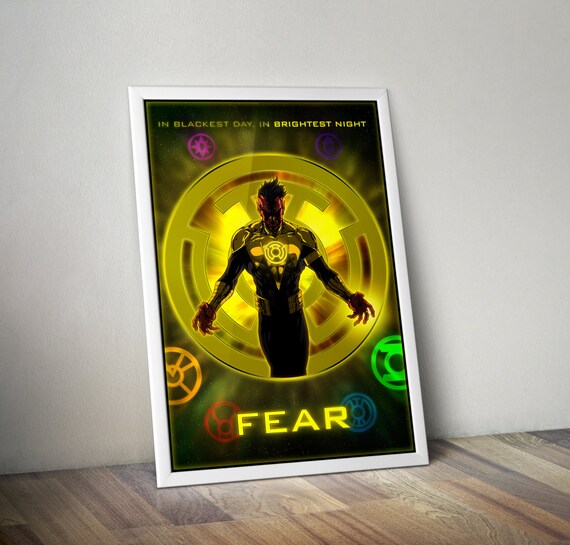 The Lantern Corps Fear 24x36 - Etsy