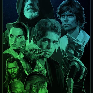 Star Wars - the Light Side (24x36) - Etsy