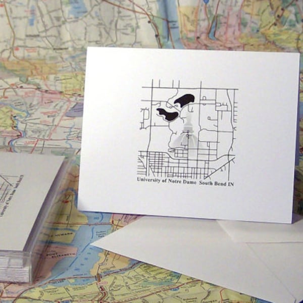 University of Notre Dame Cards - Etsy