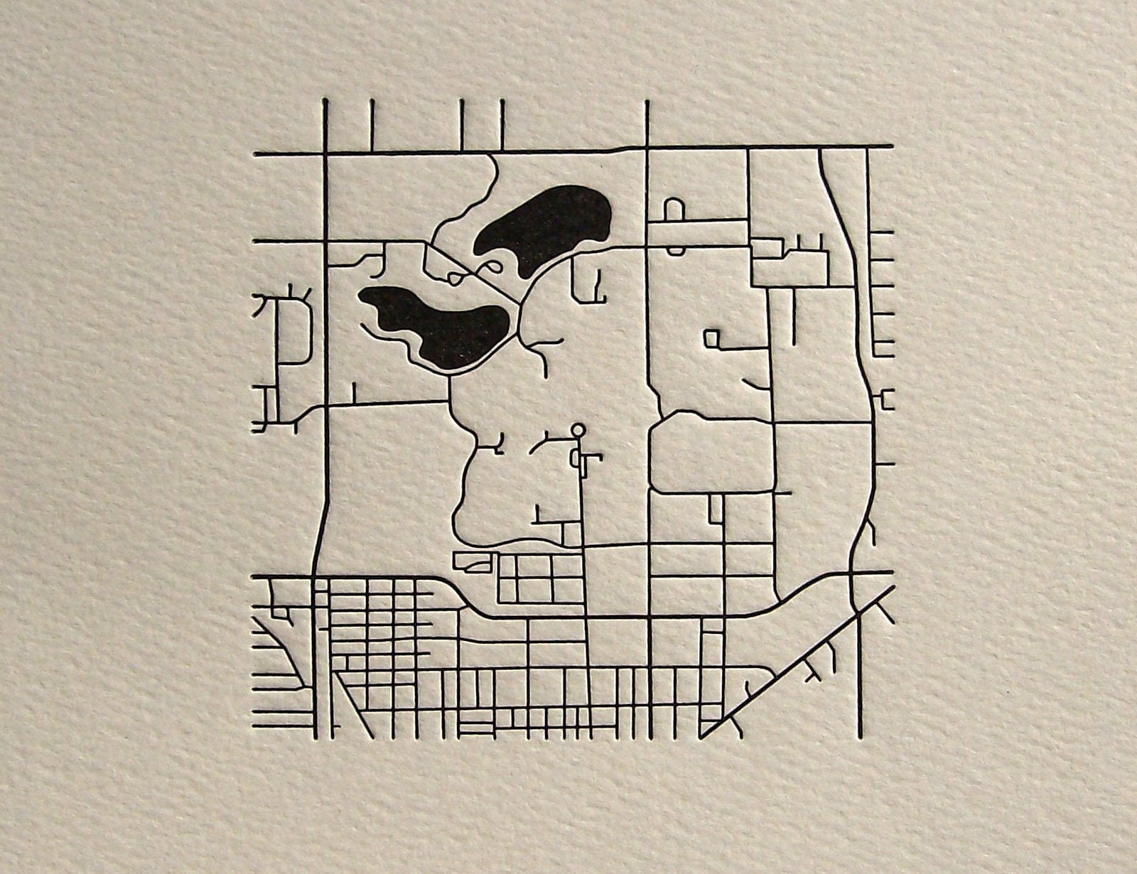 Notre Dame University Campus Note Cards - Letterpress - Design 1201 - Etsy