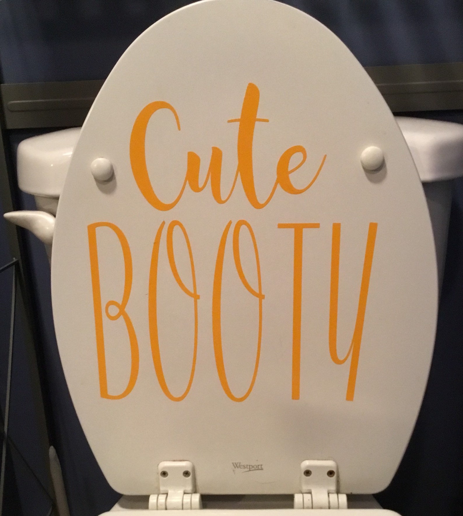 Cute Booty Toilet Decal Cute Sayings for Toilet Seat - Etsy