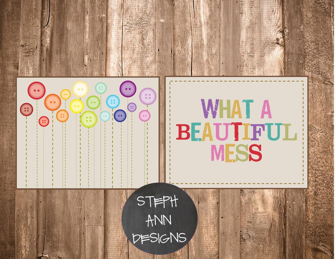 Printable Craft Room Decorations-printable Home Decor - Etsy