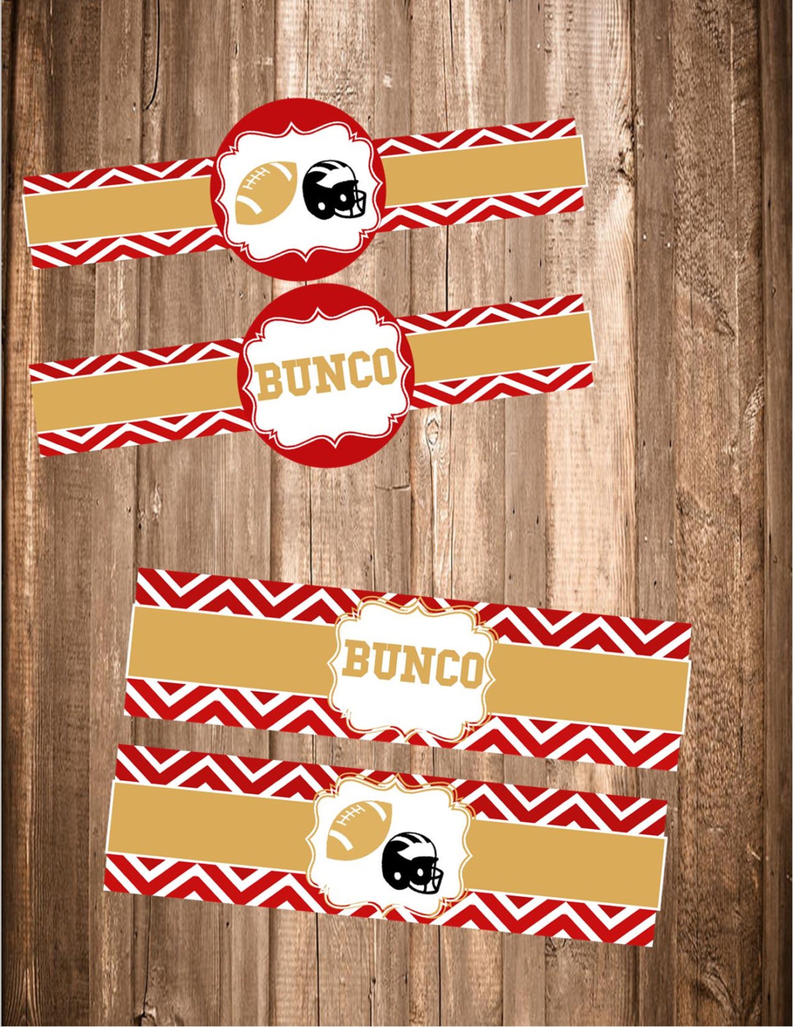 Printable Football Bunco Score Sheet- Printable Football Bunco Table ...
