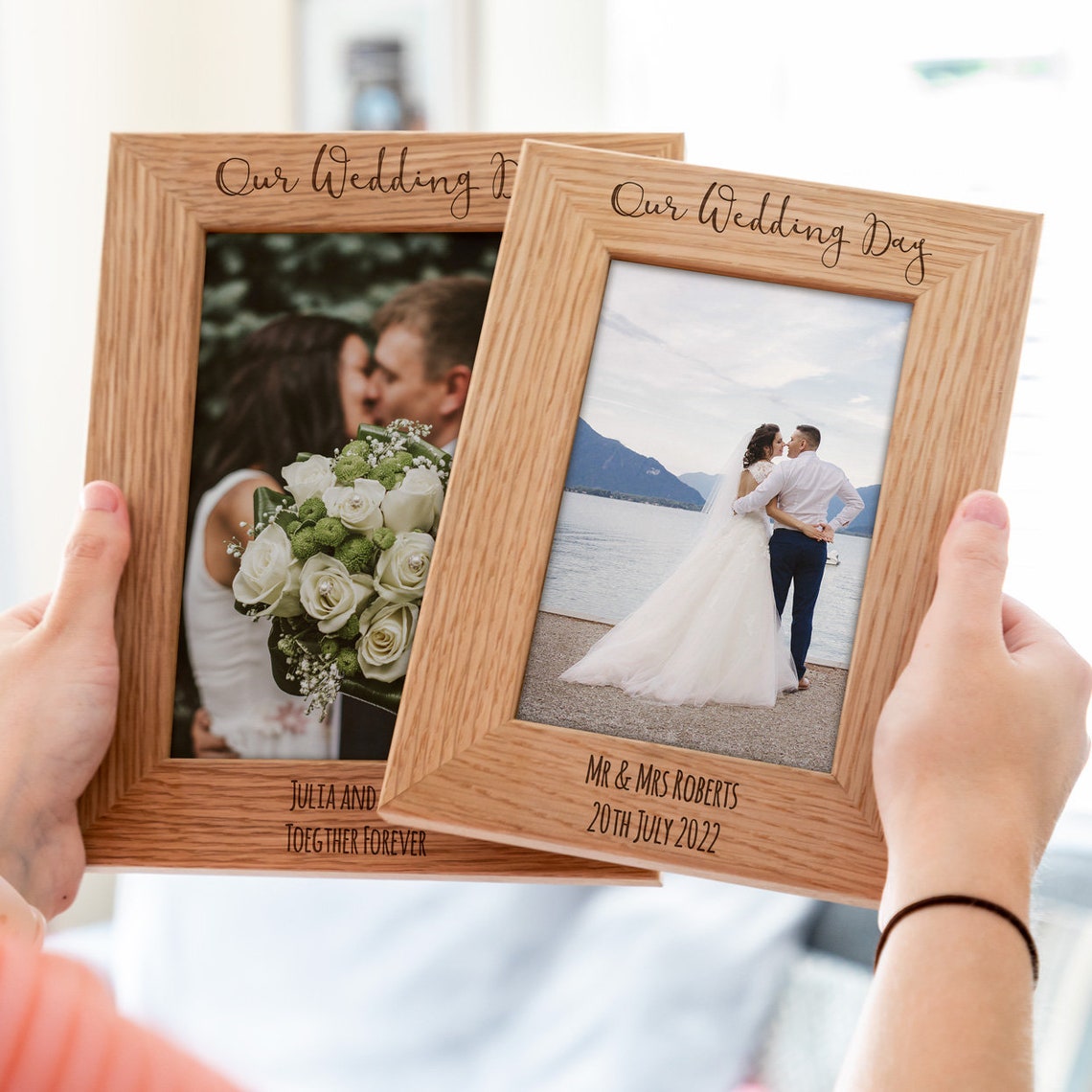 Wedding Photo Frame Personalised Wedding Frame Wedding - Etsy