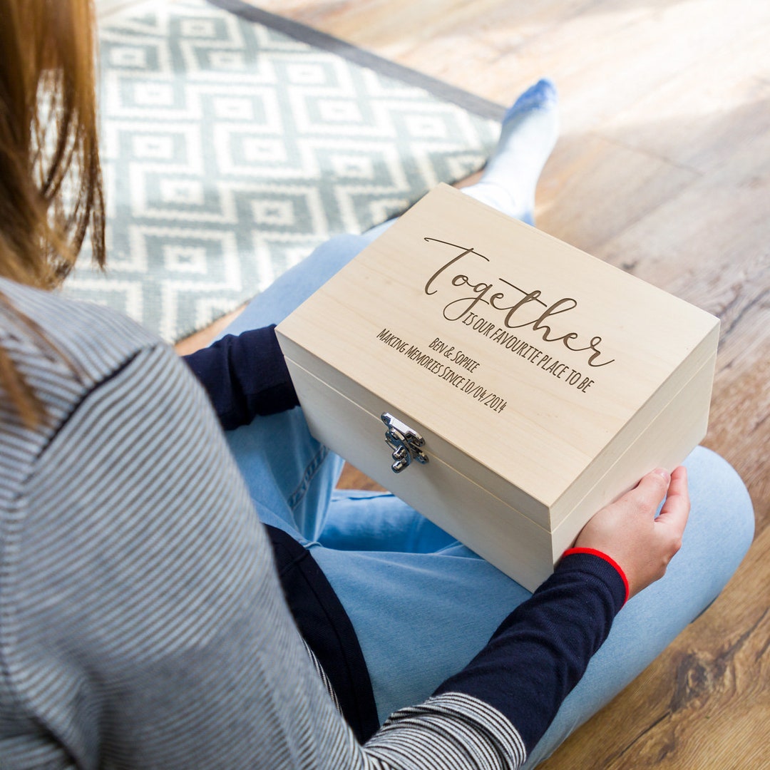 Keepsake Box Together is Our Favourite Place to Be Personalised ...