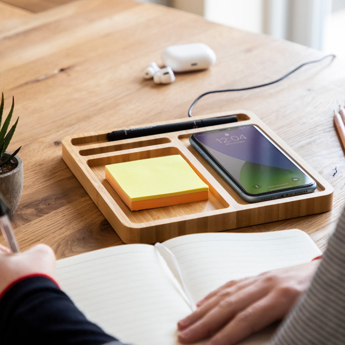 Desk Tidy Wireless Charger Great Power Phone Wireless - Etsy
