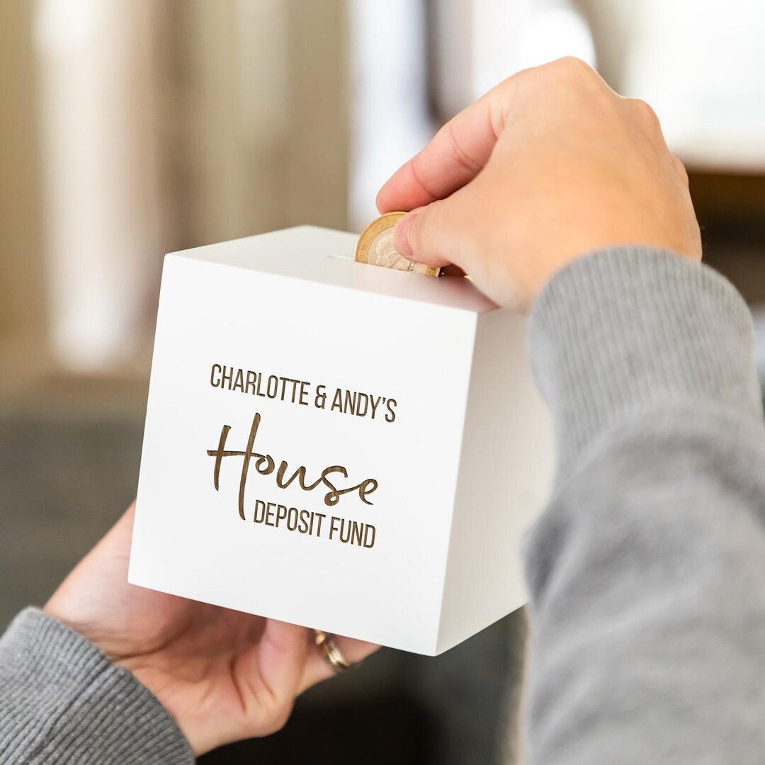 Personalised Money Box House Deposit Fund Money Box Gift Home Fund Gift ...