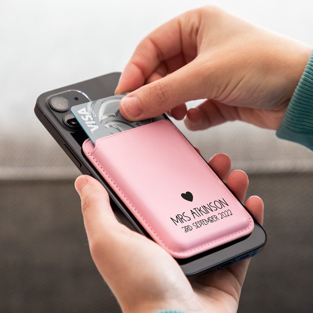 Magsafe Wallet Personalised - Magsafe Wallet Vegan Leather - Magsafe ...