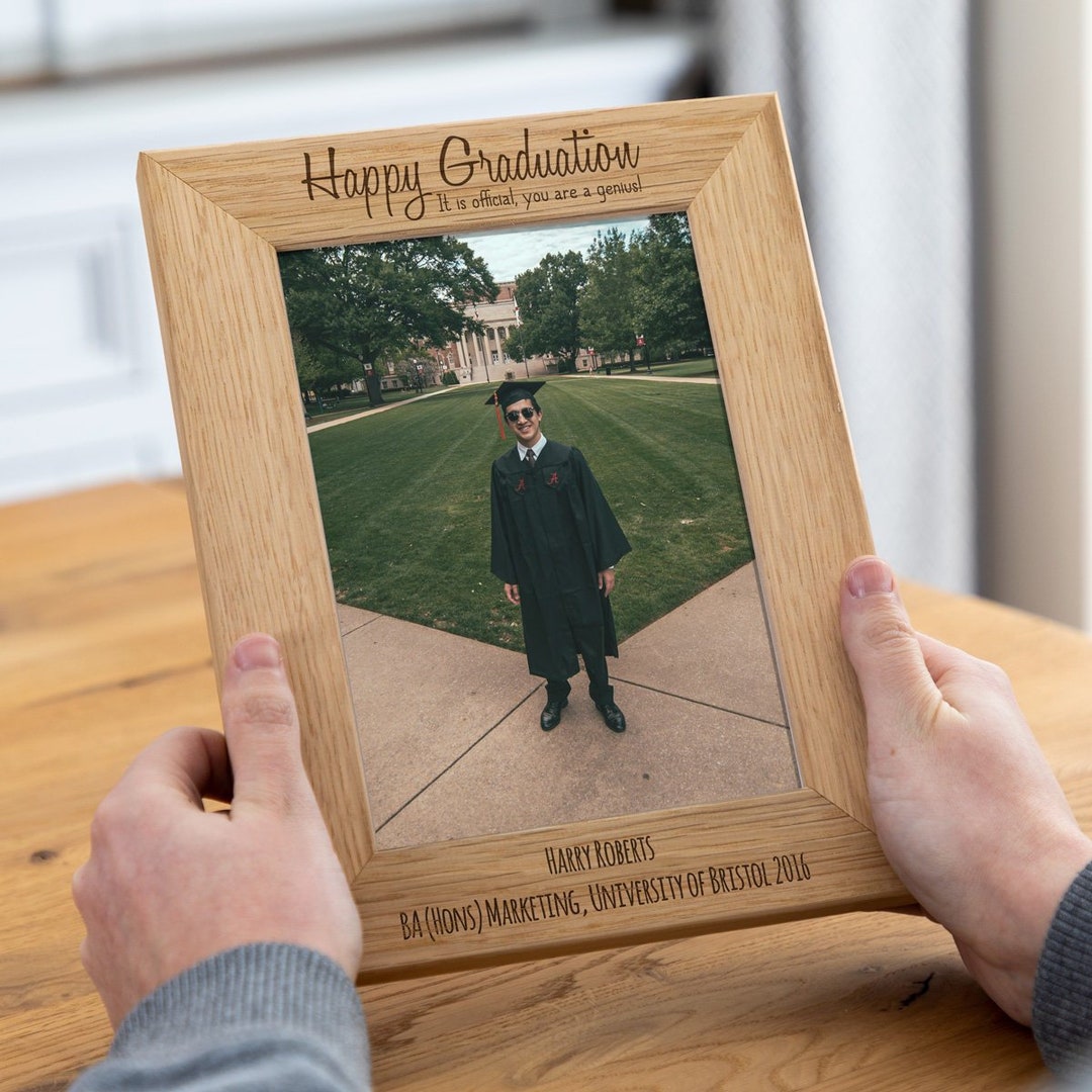 Graduation Photo Frame Personalized Graduation Frame Graduation Gift ...