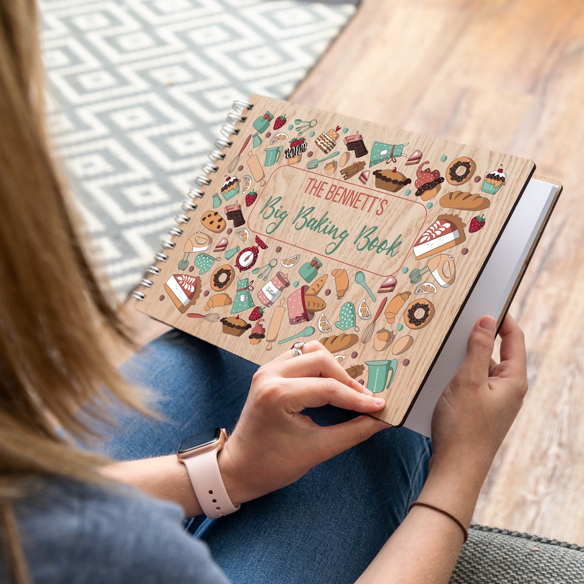 Personalised Baking Recipe Book Recipe Journal Recipe - Etsy