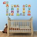 Train Alphabet Wall Decals Alphabet Wall Stickers Alphabet - Etsy