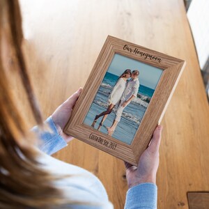 Honeymoon Photo Frame - Personalised Honeymoon Frame - Honeymoon Gifts ...
