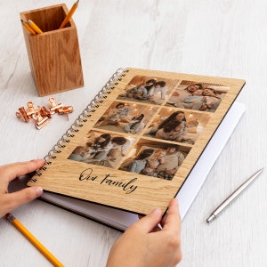 Photo Notebook Photo Journal Our Family Photo Gift Personalised ...