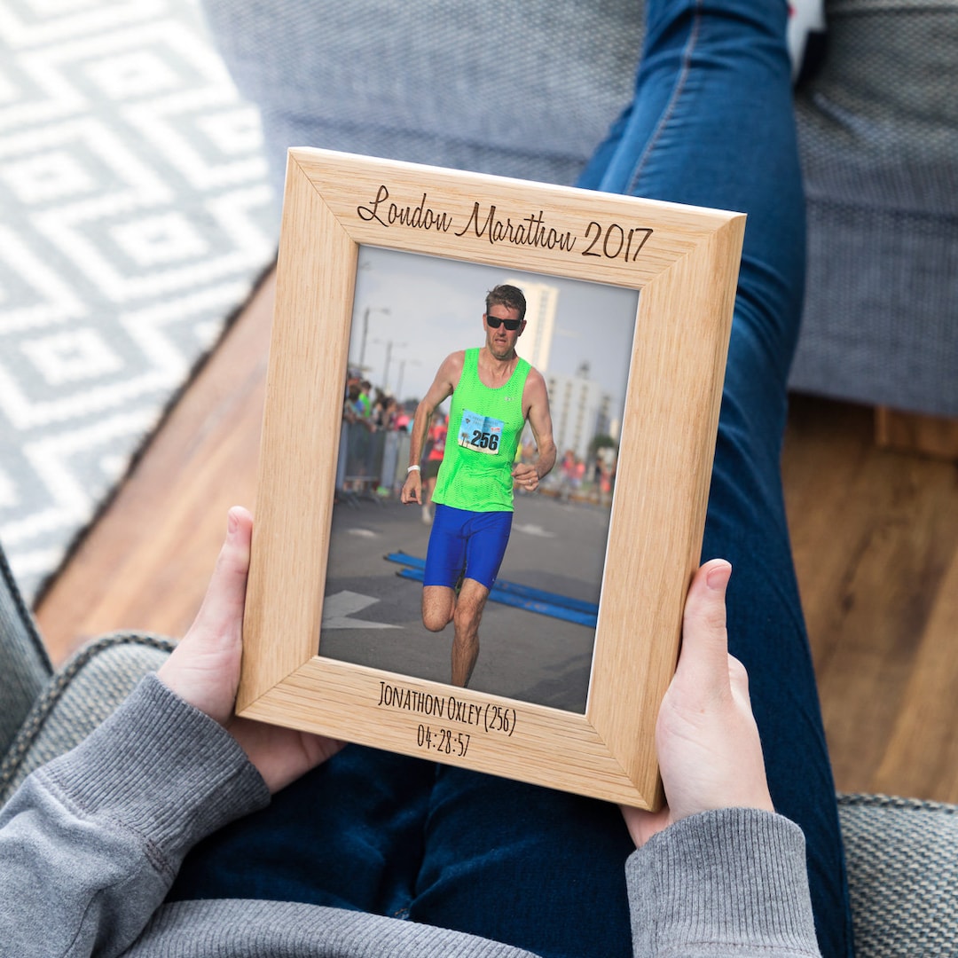 Sports Event Photo Frame Personalised Marathon Frame Sport - Etsy