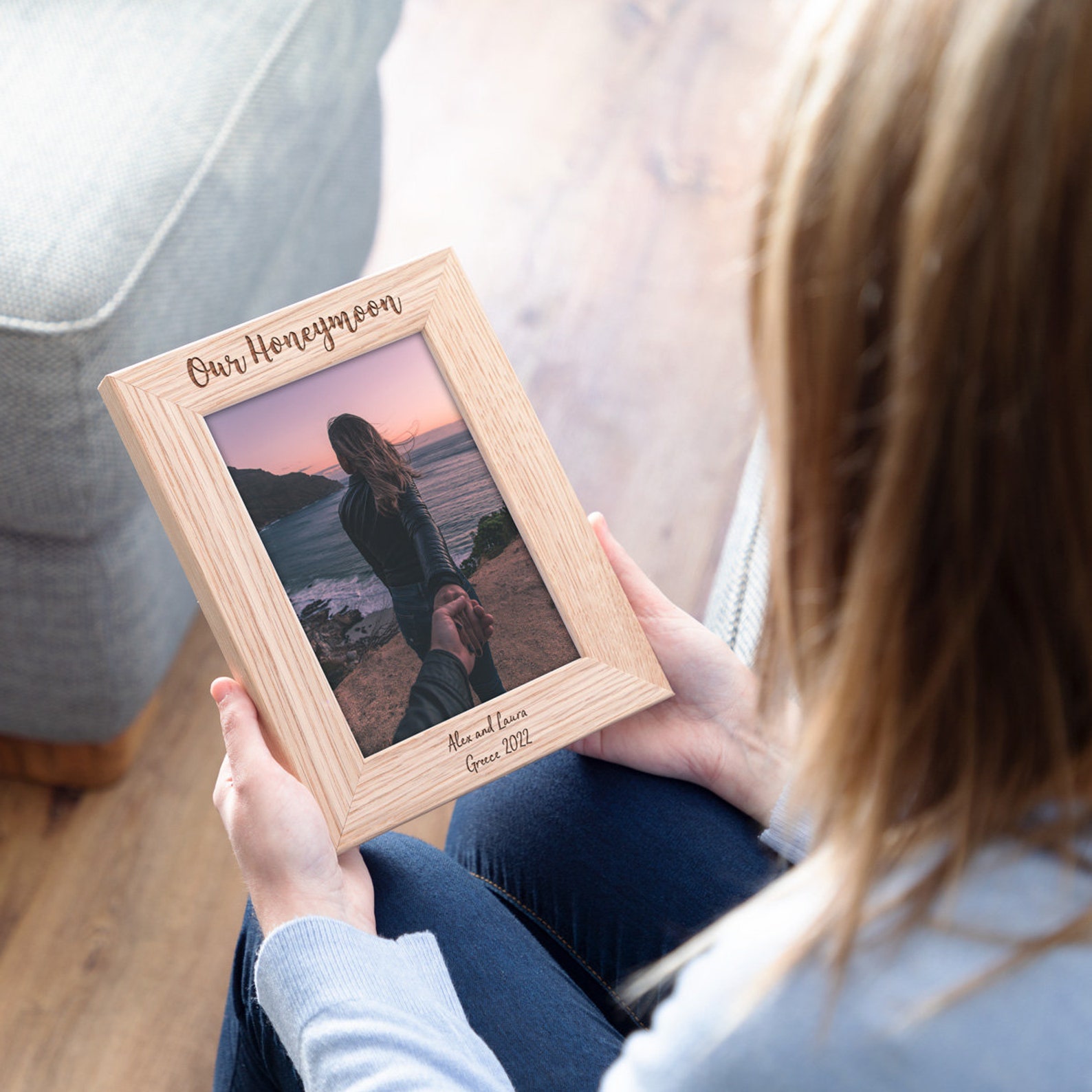 Honeymoon Photo Frame Personalised Honeymoon Frame - Etsy