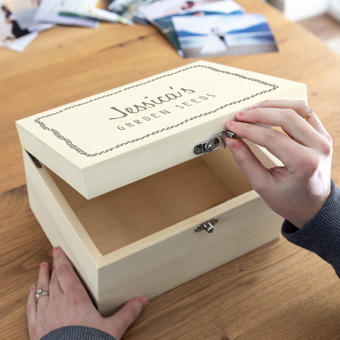 Seed Box Personalised Seed Box Keepsake Box Memory Box - Etsy