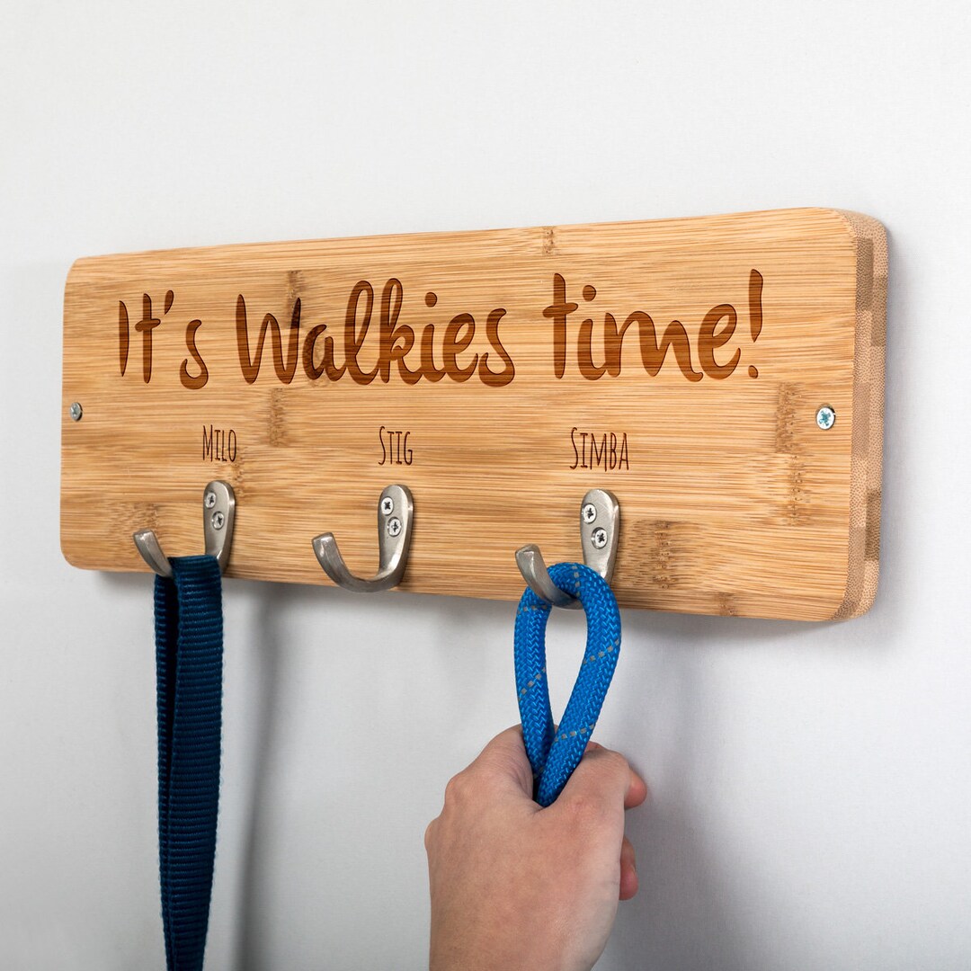 Dog Lead Hook, Personalised Dog Lead Holder, Dog Lead Hanger, Dog Leash ...